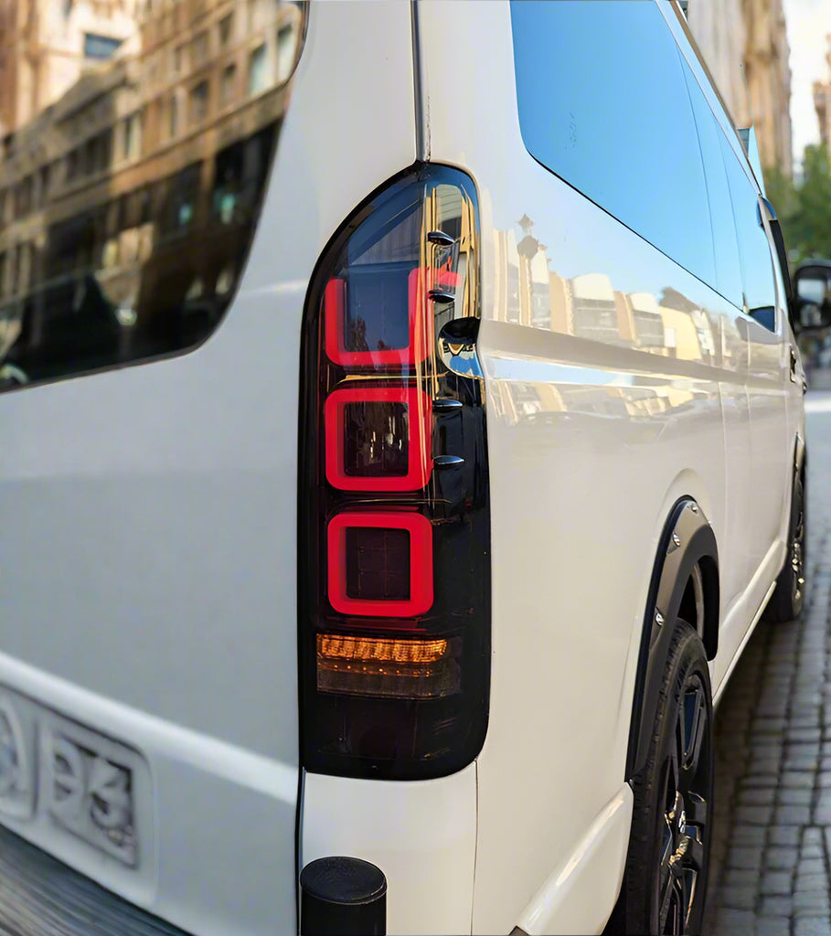 Toyota Hiace Full LED Tail Lights 2004-2018 NZ | New Style Design ...
