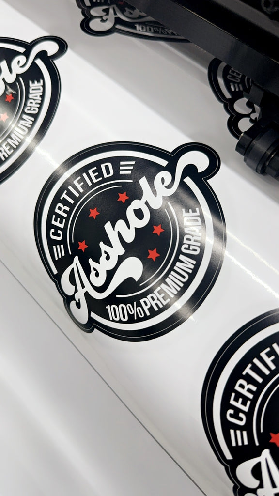 Certified A$$h*le Funny Jdm Sticker / Decal – XRacing Motorsport