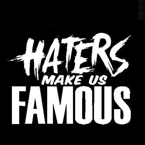 JDM STICKER HATERS MAKE US FAMOUS FUNNY DRIFT CAR STICKER DECAL [XRACI ...