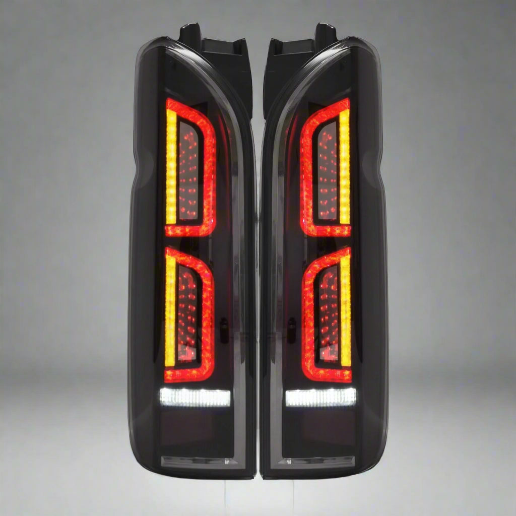 TOYOTA HIACE 2004 - 2018 Full LED Tail Lights *NEW STYLE* – XRacing ...