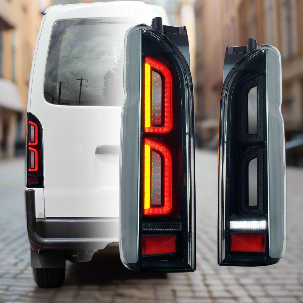 TOYOTA HIACE 2004 - 2018 Full LED Tail Lights *NEW STYLE* – XRacing ...