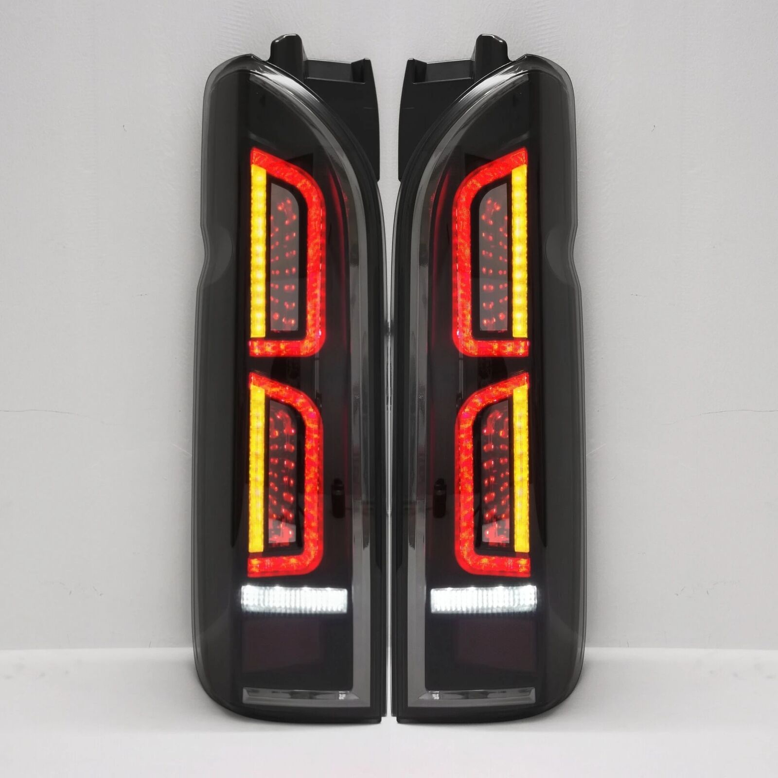 TOYOTA HIACE 2004 - 2018 Full LED Tail Lights *NEW STYLE* – XRacing ...
