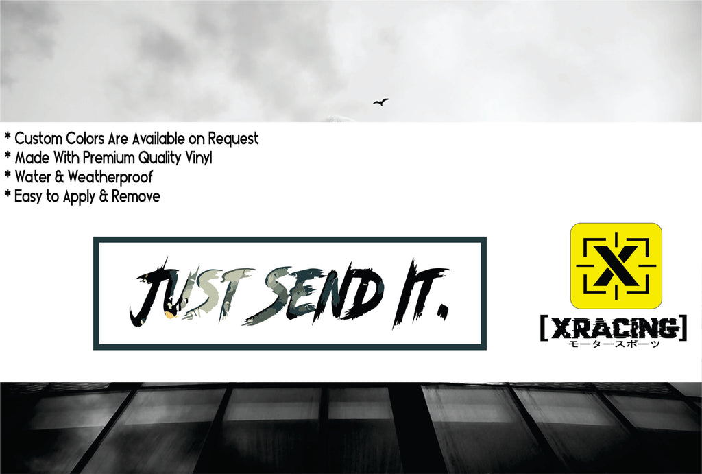 JDM SLAP JUST SEND IT JDM STICKER FUNNY CAR STICKER DECAL [XRACING] #1 ...