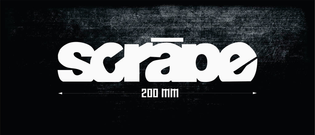 SCRAPE FUNNY DRIFT CAR STICKER DECAL [XRACING] #279 – XRacing Motorsport