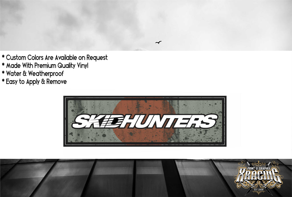 JDM SLAP SKIDHUNTERS JAPANESE JDM STICKER FUNNY CAR STICKER DECAL [XRA ...