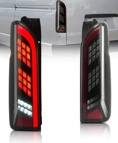 Toyota Hiace Full LED Tail Lights 2004-2018 NZ | Bolt-On Fitment ...