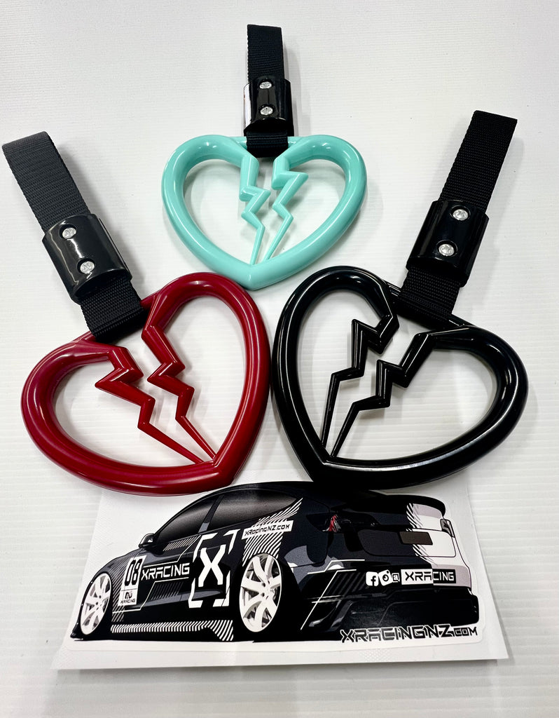 JDM BROKEN HEART Hang Ring / Tsurikawa / Drift Charm – XRacing Motorsport