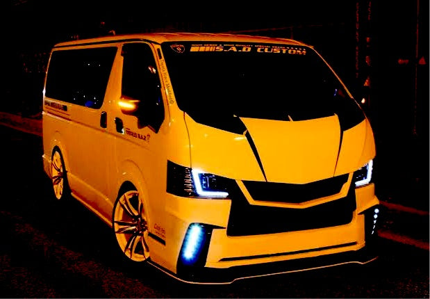 Toyota Hiace CUSTOM Front Bumper Lip * Narrow Body Only* – XRacing ...